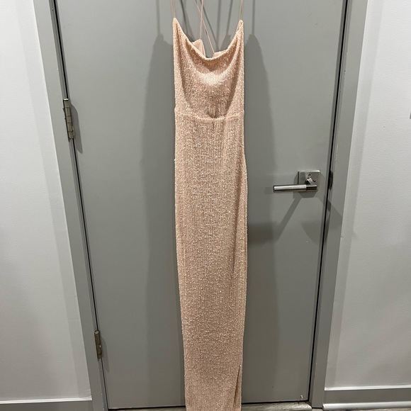 Nookie | Dresses | Nookie Nude Leilani Sequin Dress | Poshmark